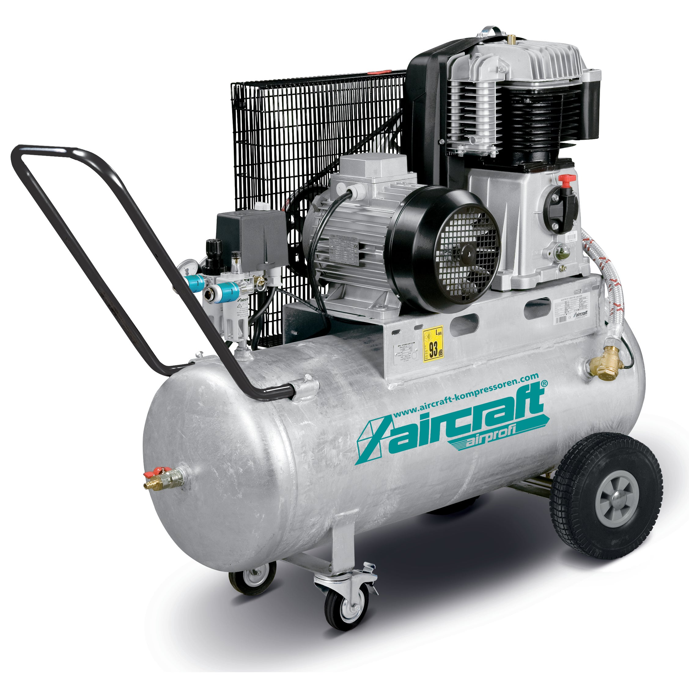 Compresseur mobile à entraïnement par courroie à huile cuve galvanisée ...