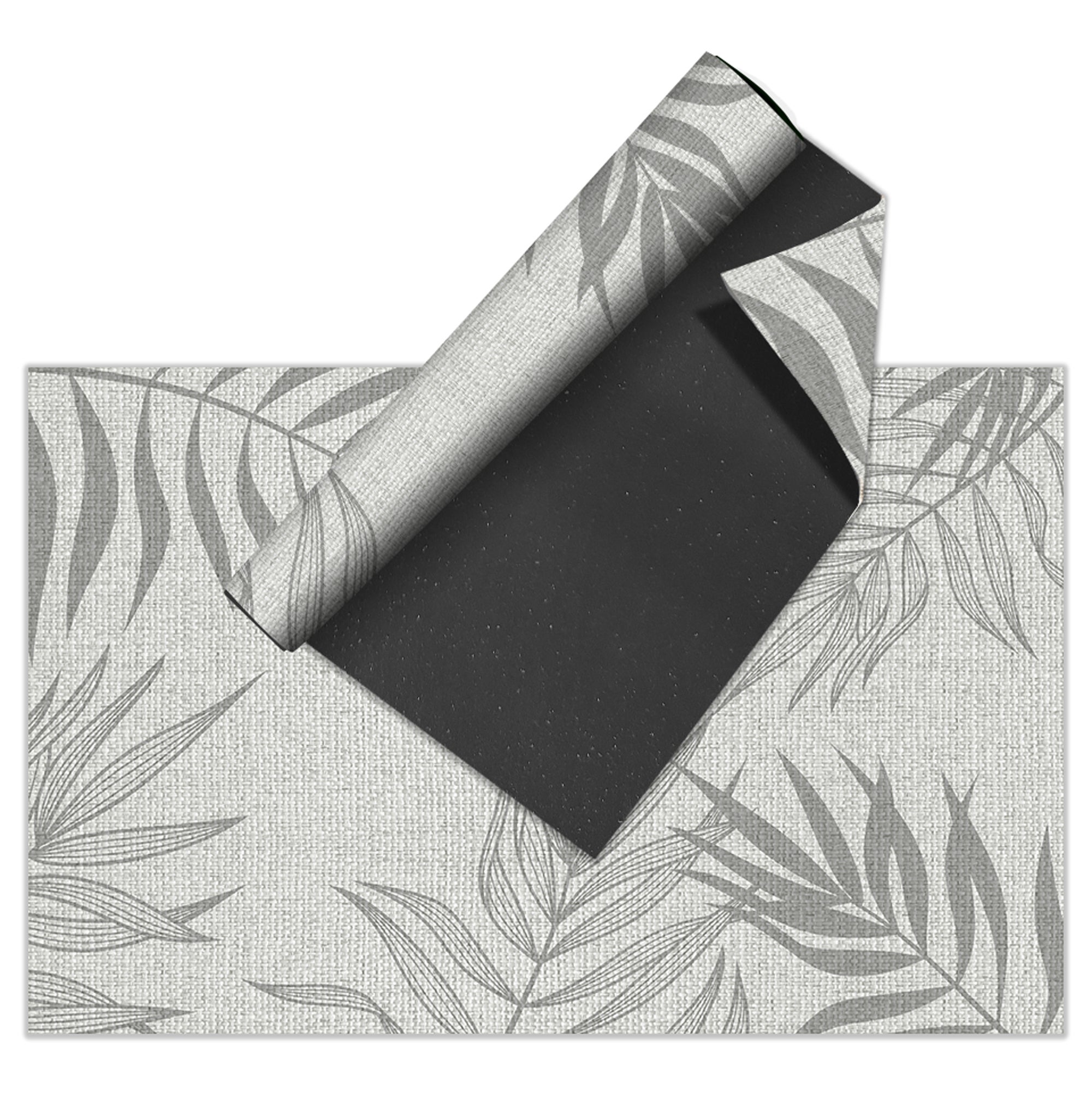Tapis PVC intérieur/extérieur Nathif gris 160x230 cm - PVC imprimé ...