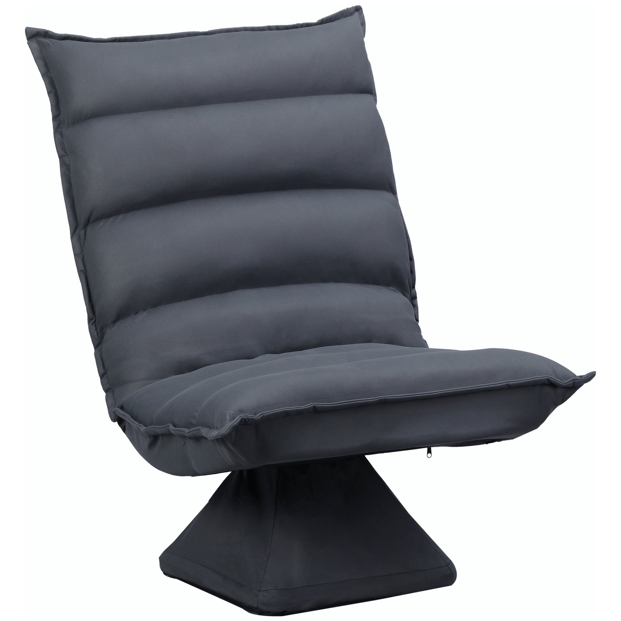 Fauteuil de sol paresseux pivotant 360° avec dossier inclinable design ...