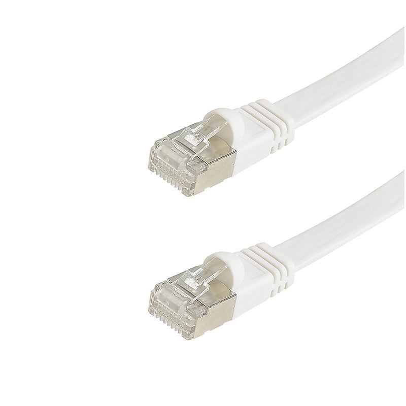 Cordon rj45 plat cat.6a u/ftp longueur 0.2m - rj45 m/rj 45 m Itc 302111 ...