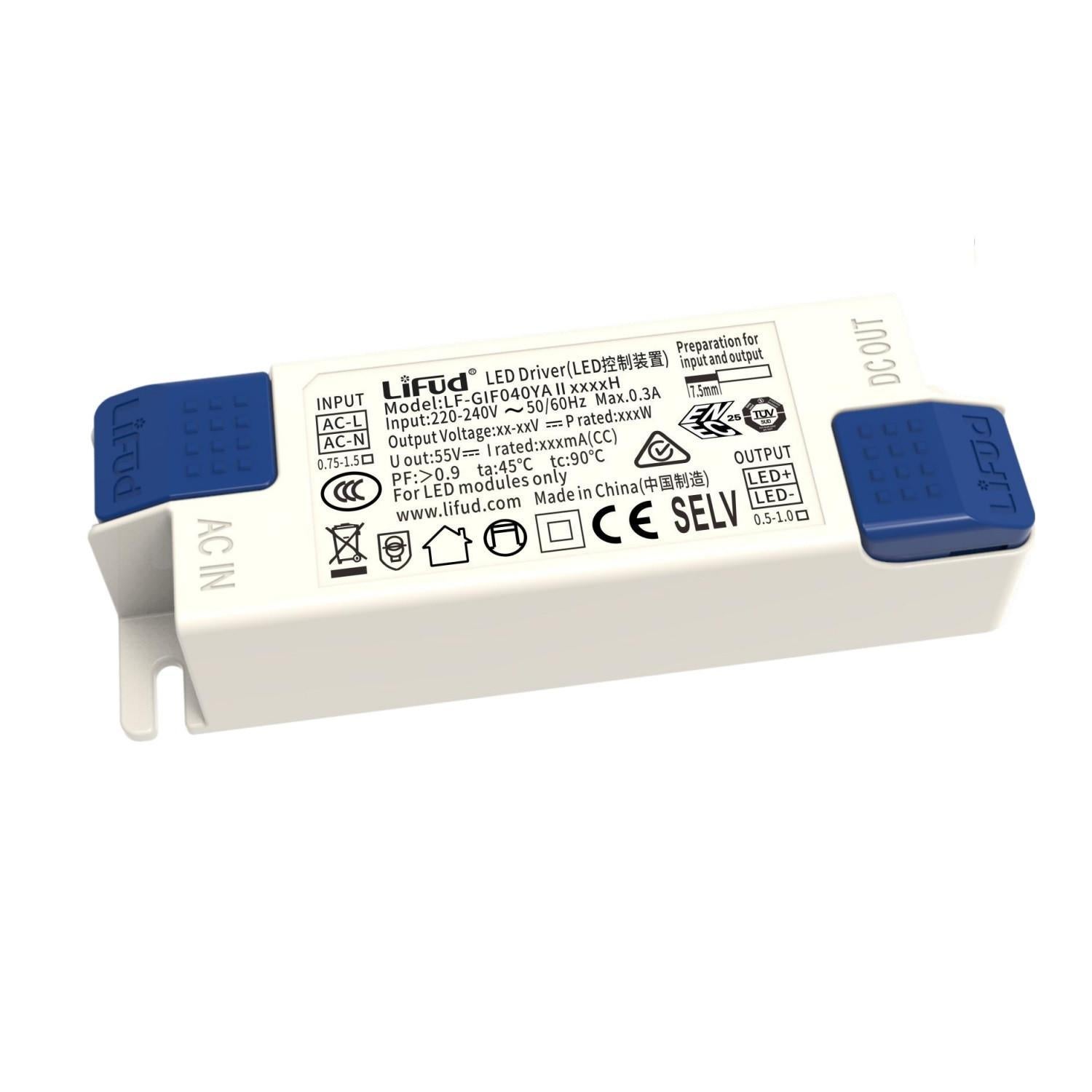 Driver 220-240V No Flicker Salida 33-40V 1000mA 40W LF-GIF040YAII1000H ...