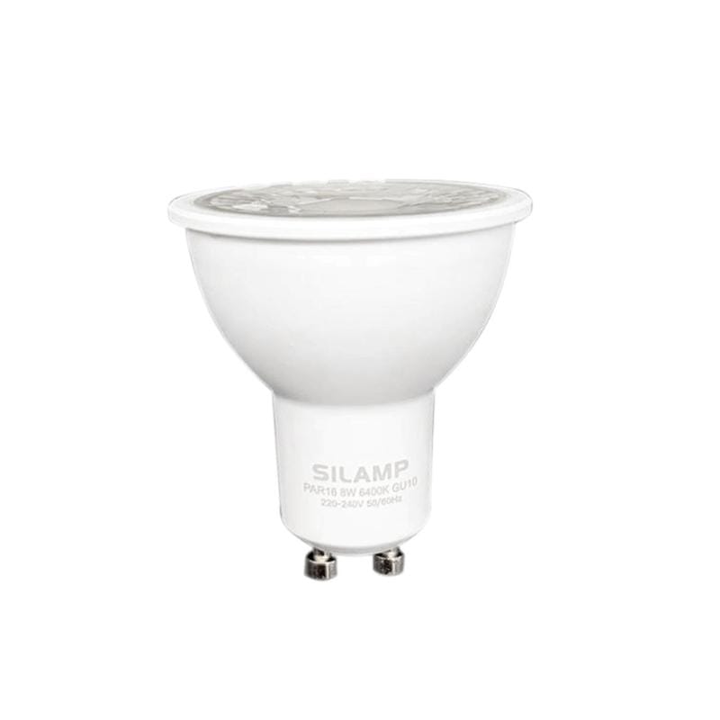 Ampoule LED GU10 8W 220V PAR16 COB - Blanc Froid 6000K - 8000K - SILAMP ... Ampoule LED GU10 8W 220V PAR16 COB - Blanc Froid 6000K - 8000K - SILAMP ...