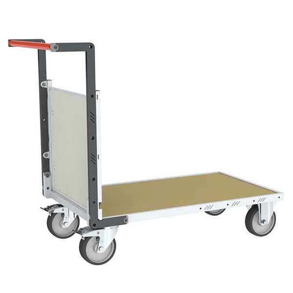 Chariot modulable 1 côté PVC - Plateau 985x600mm - Charge max 500kg ...