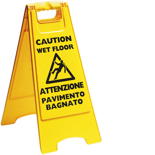 Letrero Plegable "Precaución Suelo Mojado" | Leroy Merlin