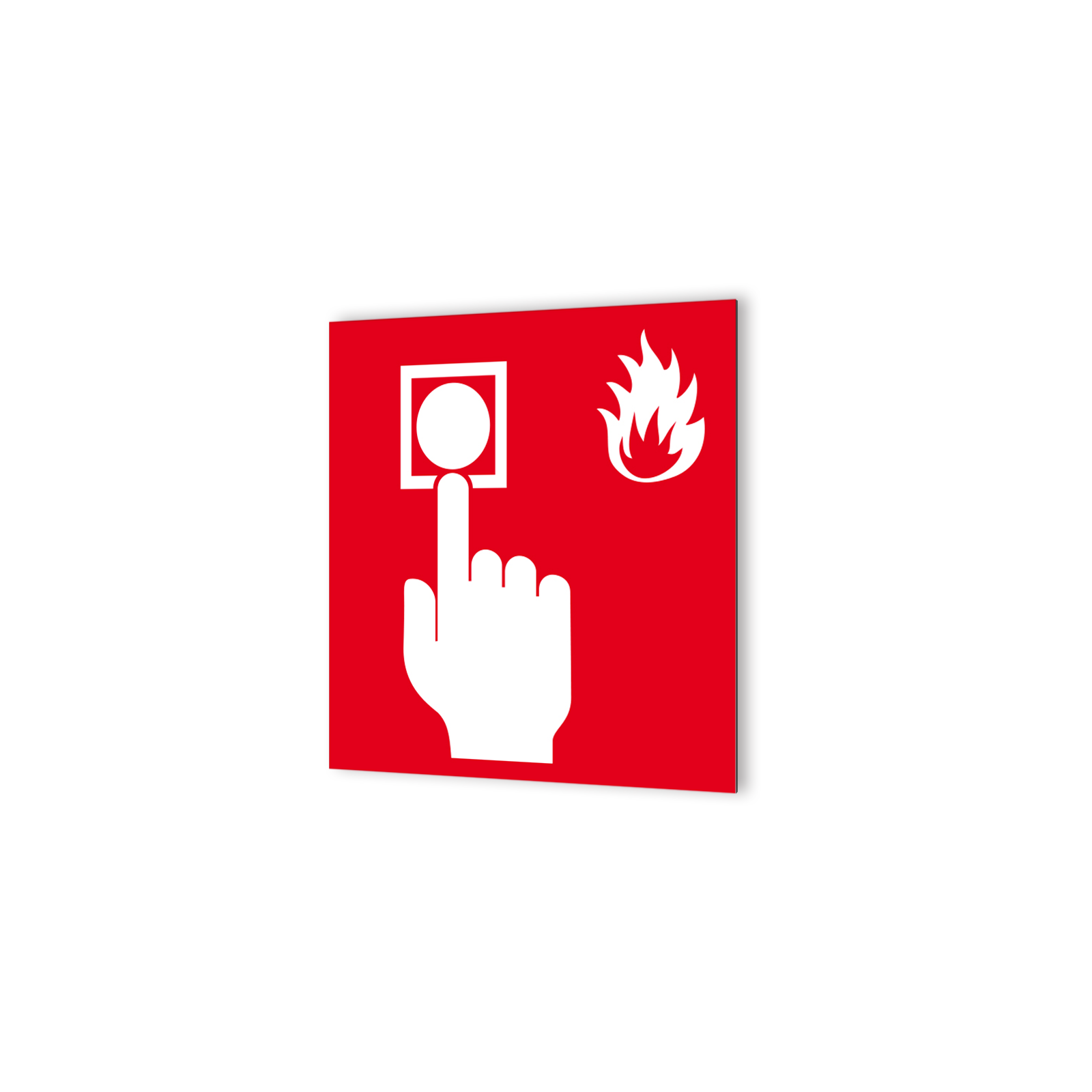 Pictogramme lutte incendie en Dibond 20 x 20 cm | Point d'alarme ...
