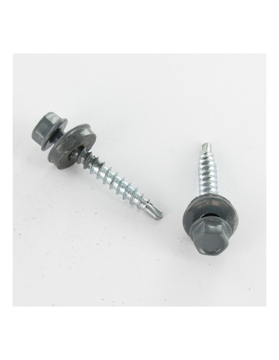 Vis autoperceuse Tête hexagonale TH 4.8X35 Rondelle d"étanchéite avec joint néoprene EPDM Acier ...