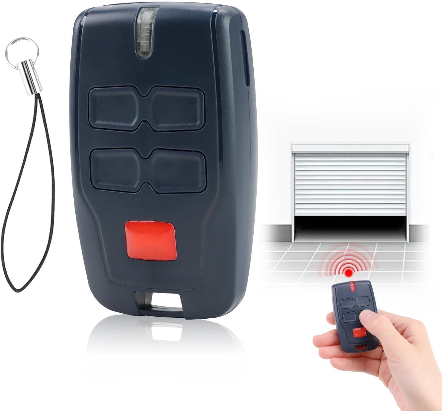 Télécommande de porte de garage 433,92 MHz compatible avec BFT Mitto 4 ...