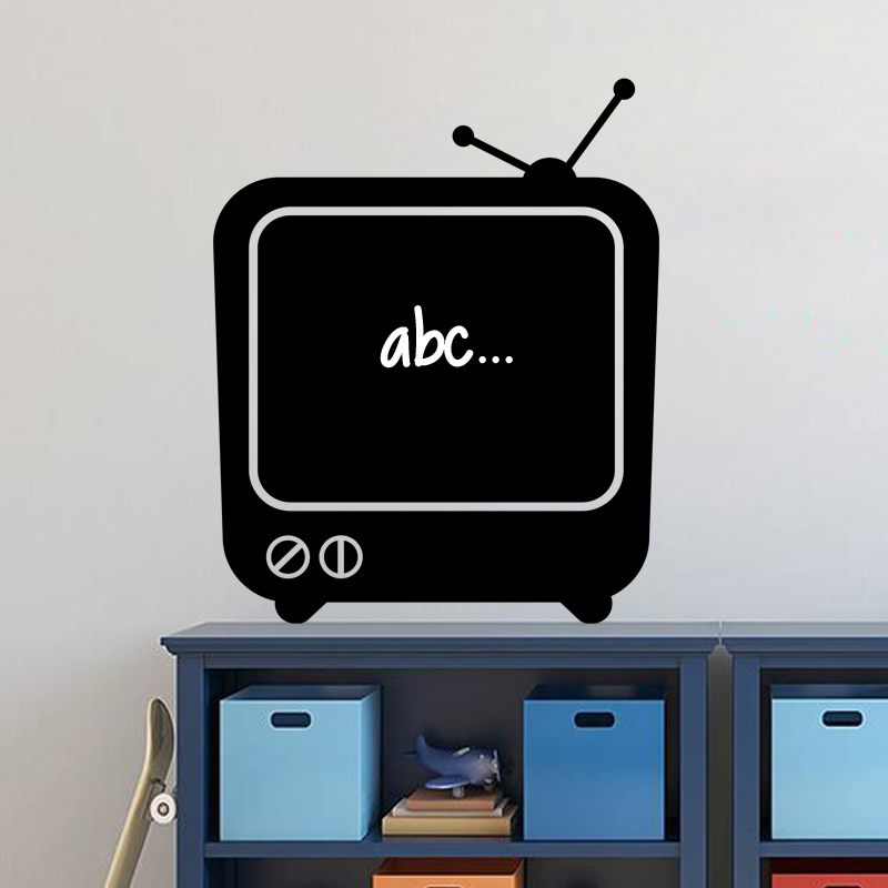 Sticker ardoise tableau noir - stickers muraux adhésif effaçable ...