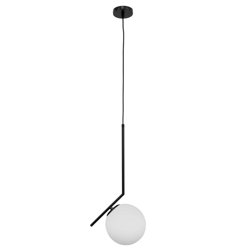 Lámpara colgante Loft Gravis E27 negra cadena estilo industrial 1 m ...