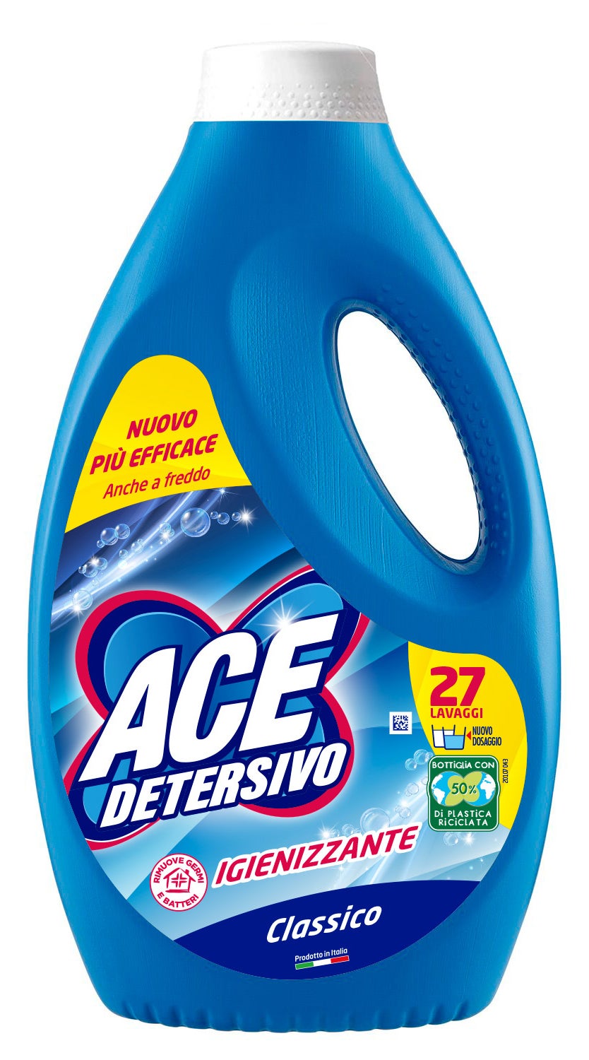 Ace Washing Machine Hygiene Liquid 27 Scoops Classic | Leroy Merlin