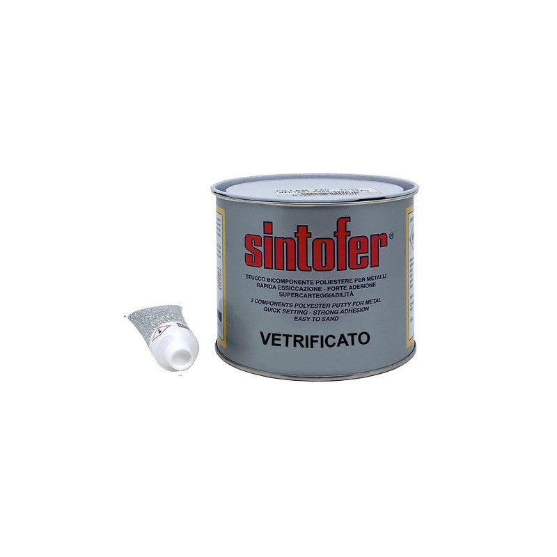 Masilla vitrificada bicomponente Sintofer Filler 750 ml – acabado ...