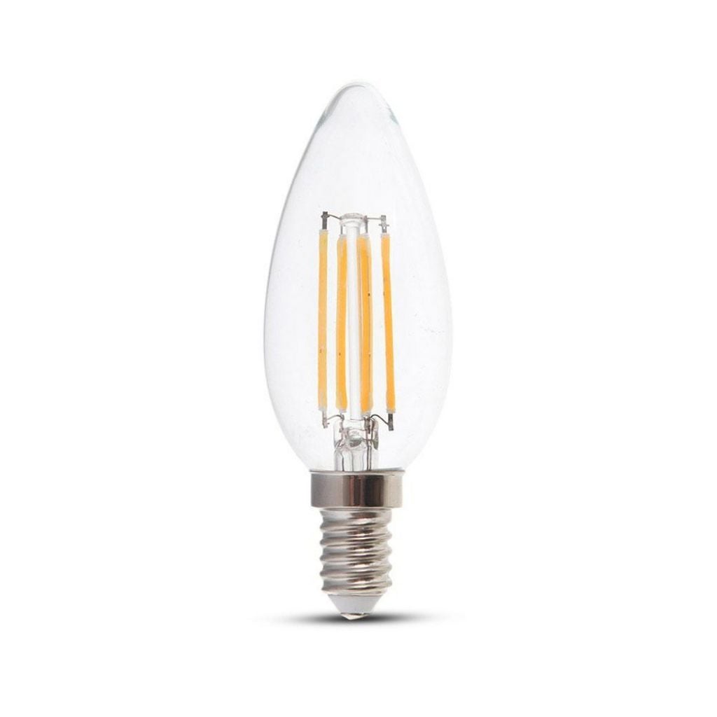 Lampadina LED E14 6W 100LM/W Candela Filamento 2700K | Leroy Merlin