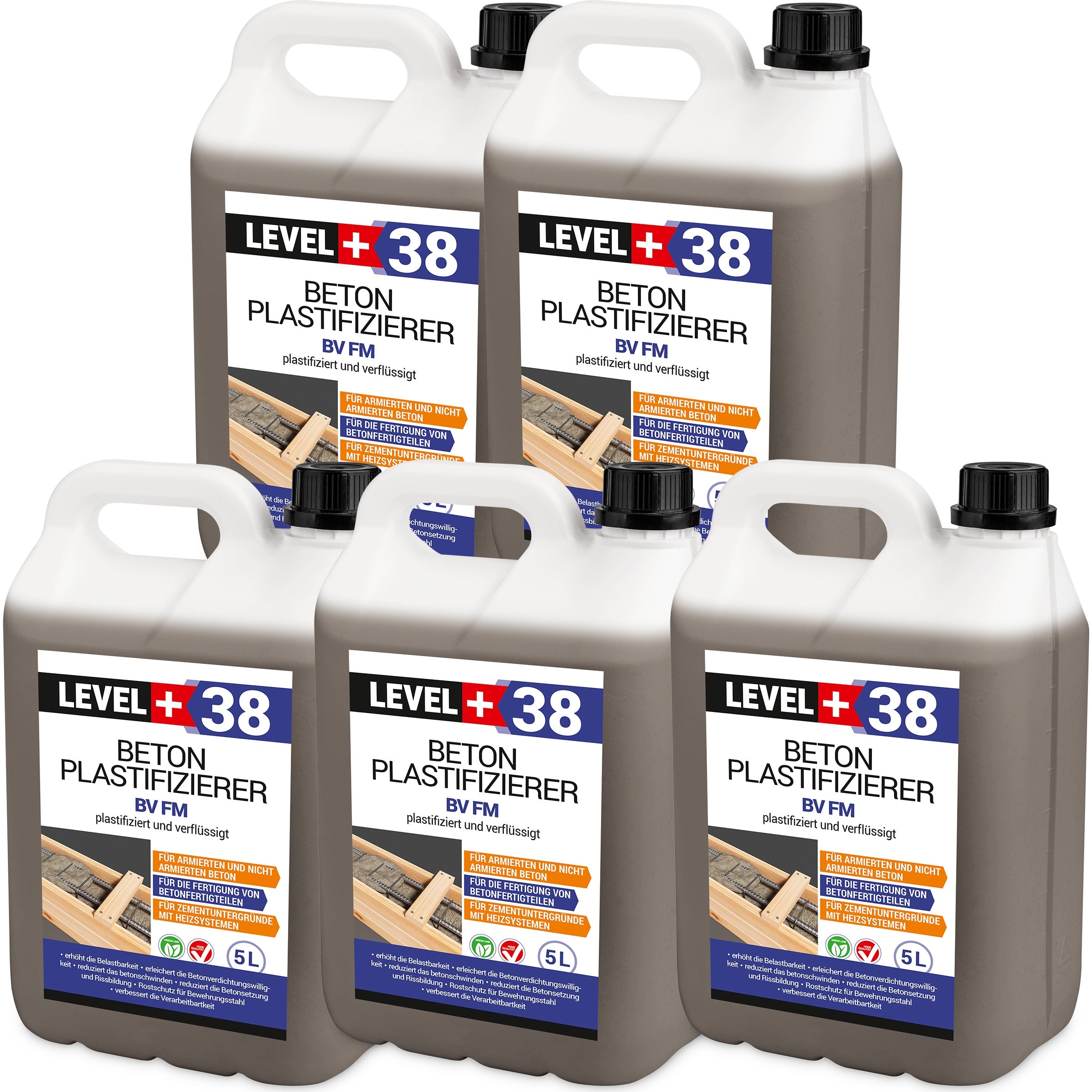 LEVEL+ Additivo per calcestruzzo Plastificante per calcestruzzo L+38 ...