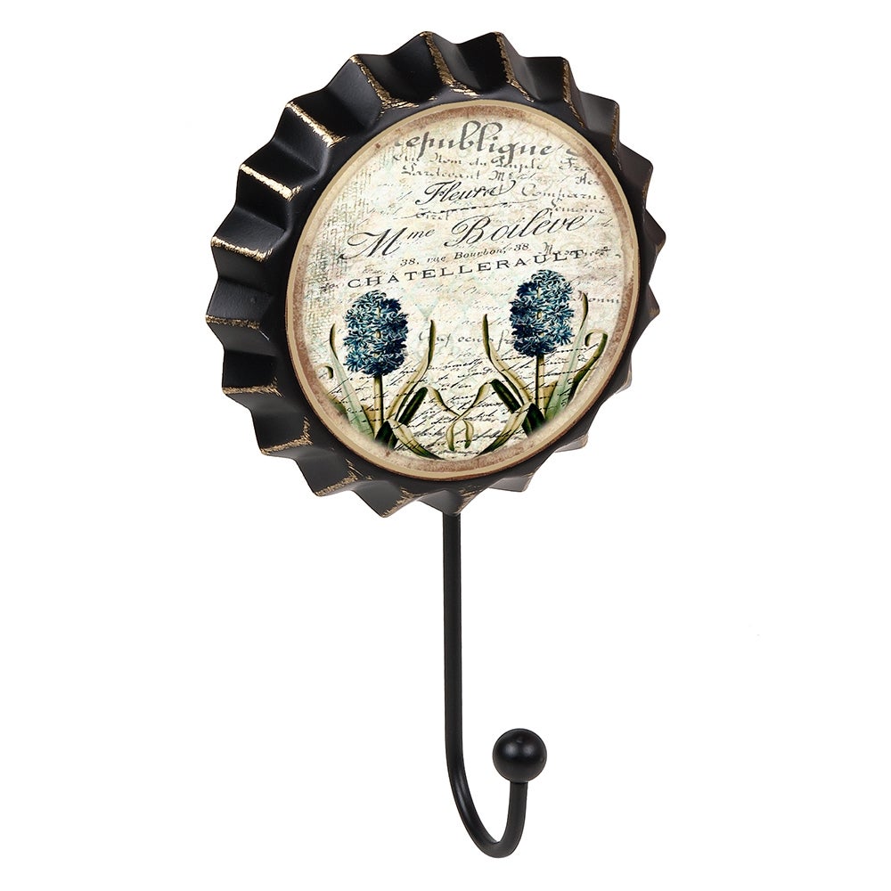 PERCHA Pared Vintage chapa botella flor Retro 110x190MM | Leroy Merlin