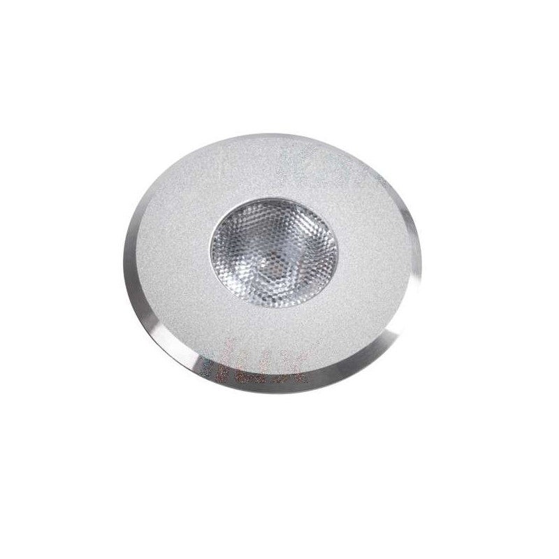 Luz LED 1W redondo ∅42mm Aluminio - Blanco 3000K | Leroy Merlin