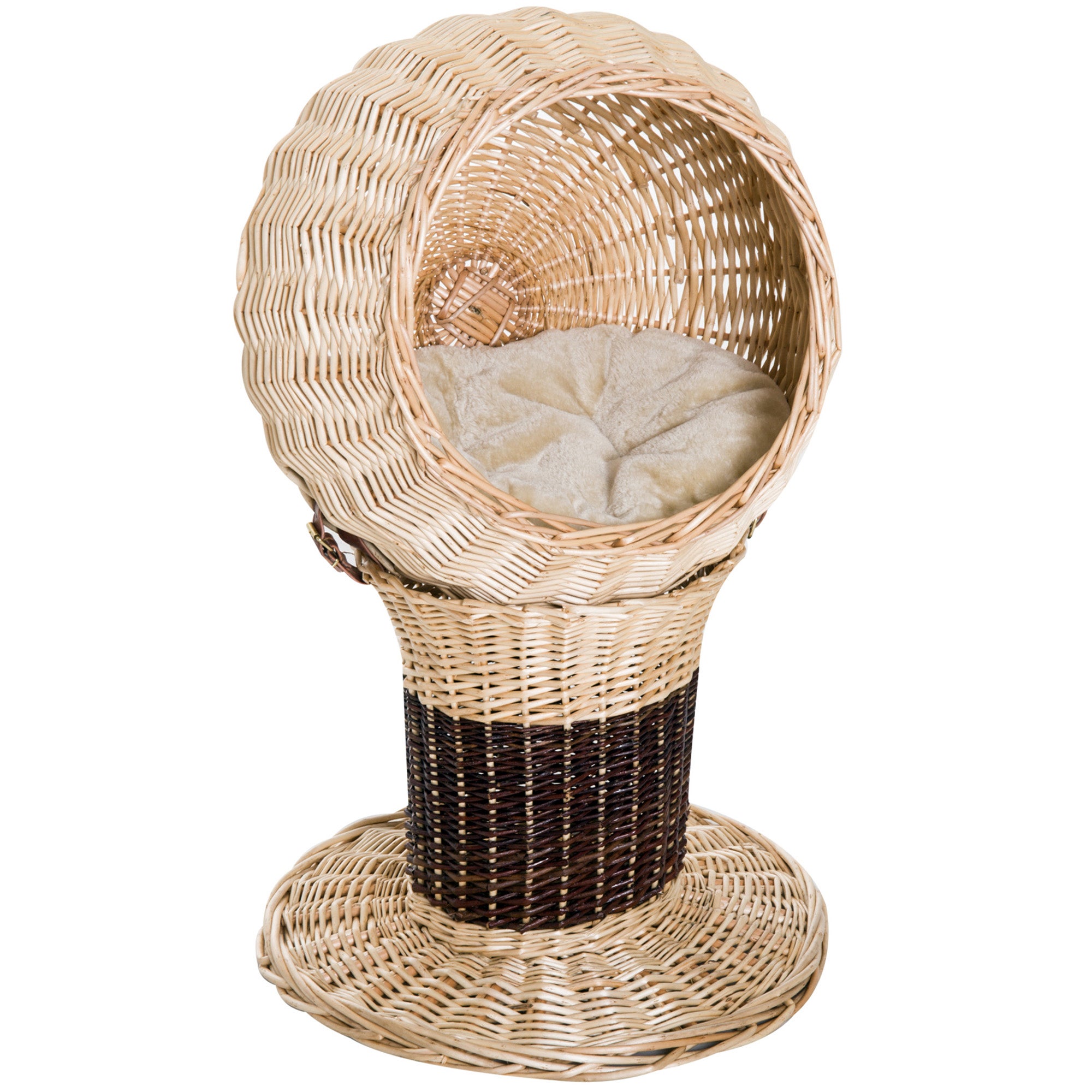 Panier chat style cosy osier 44L x 44l x 67H cm | Leroy Merlin