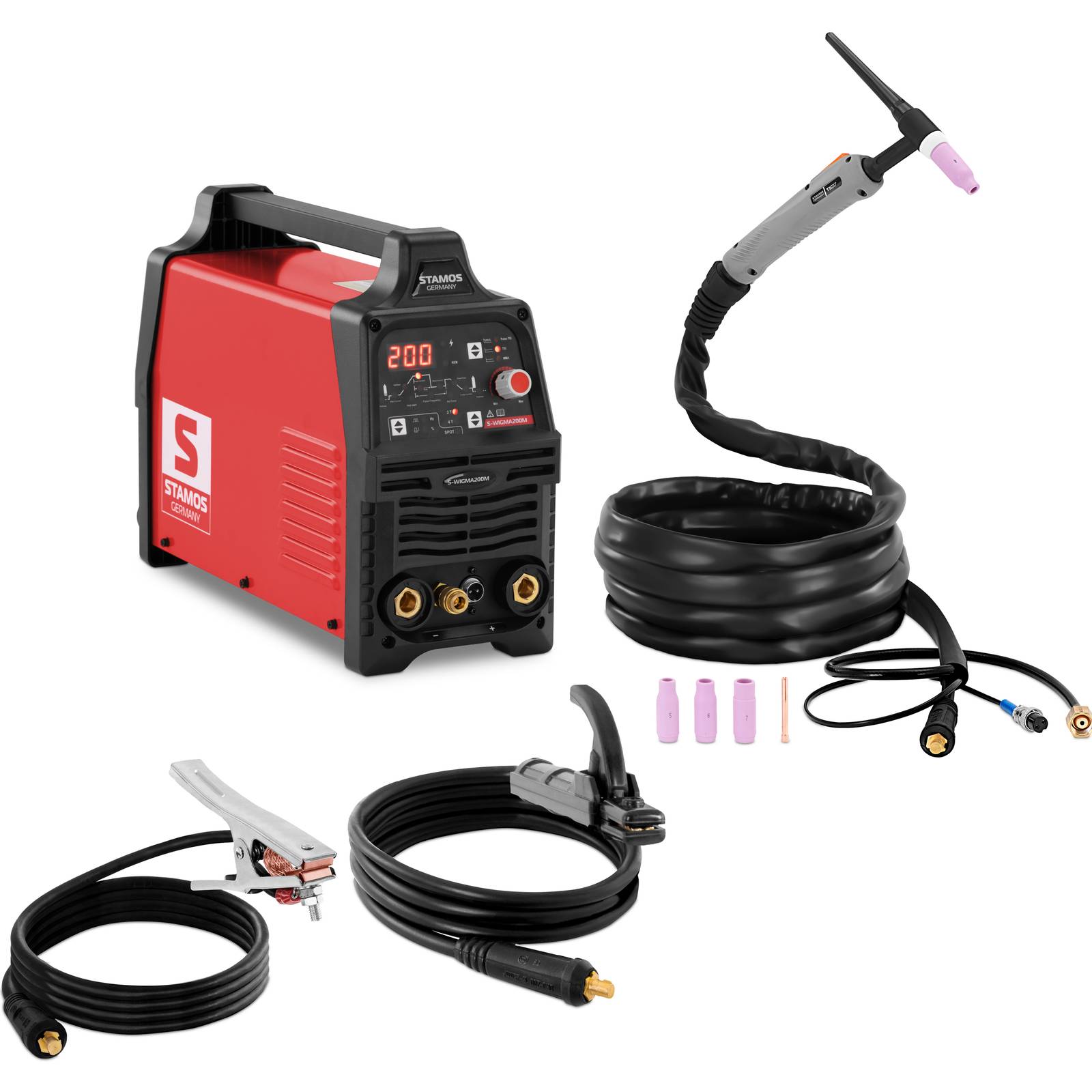 Poste à souder TIG - Stamos Germany - TIG CC / MMA - 200 A TIG / 160 A ...