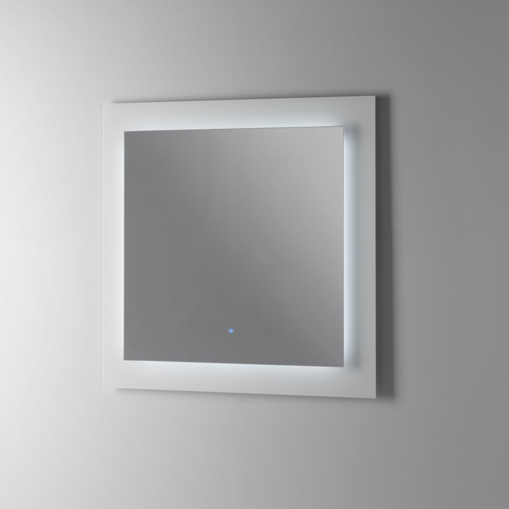 Miroir avec led CORNER en verre et abs | Leroy Merlin