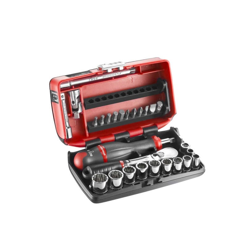 Coffret de douilles et embouts FACOM - 1/4 - 12 pans - 28 pcs - RL.NANO ...