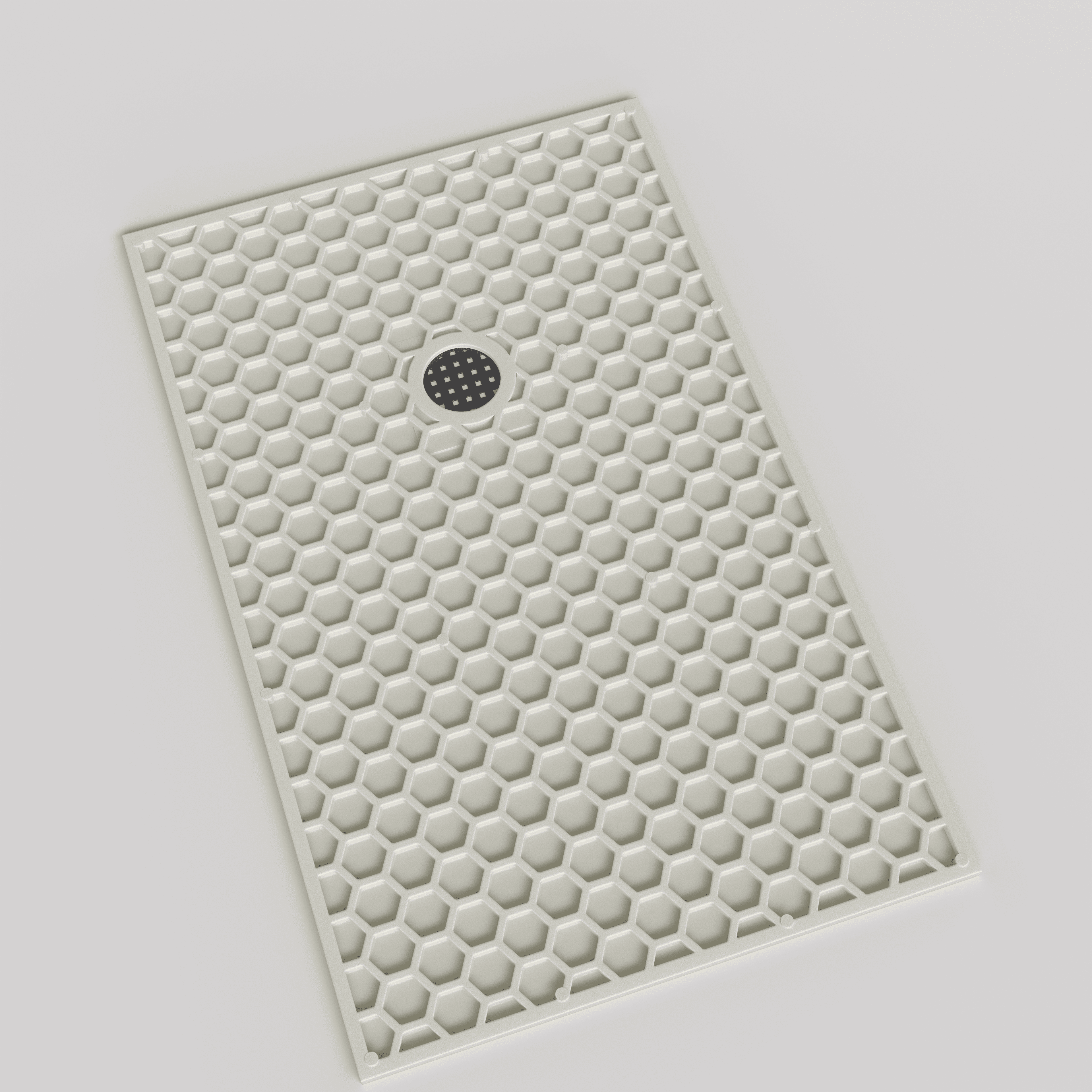 Plato de ducha 70x100 cm de resina antideslizante | Carga mineral ...