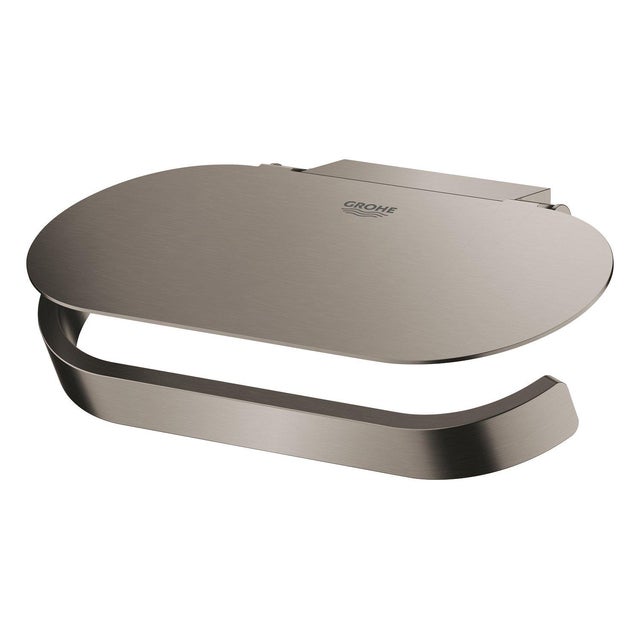 GROHE Selection porte-rouleau de toilette avec couvercle graphite dur ...