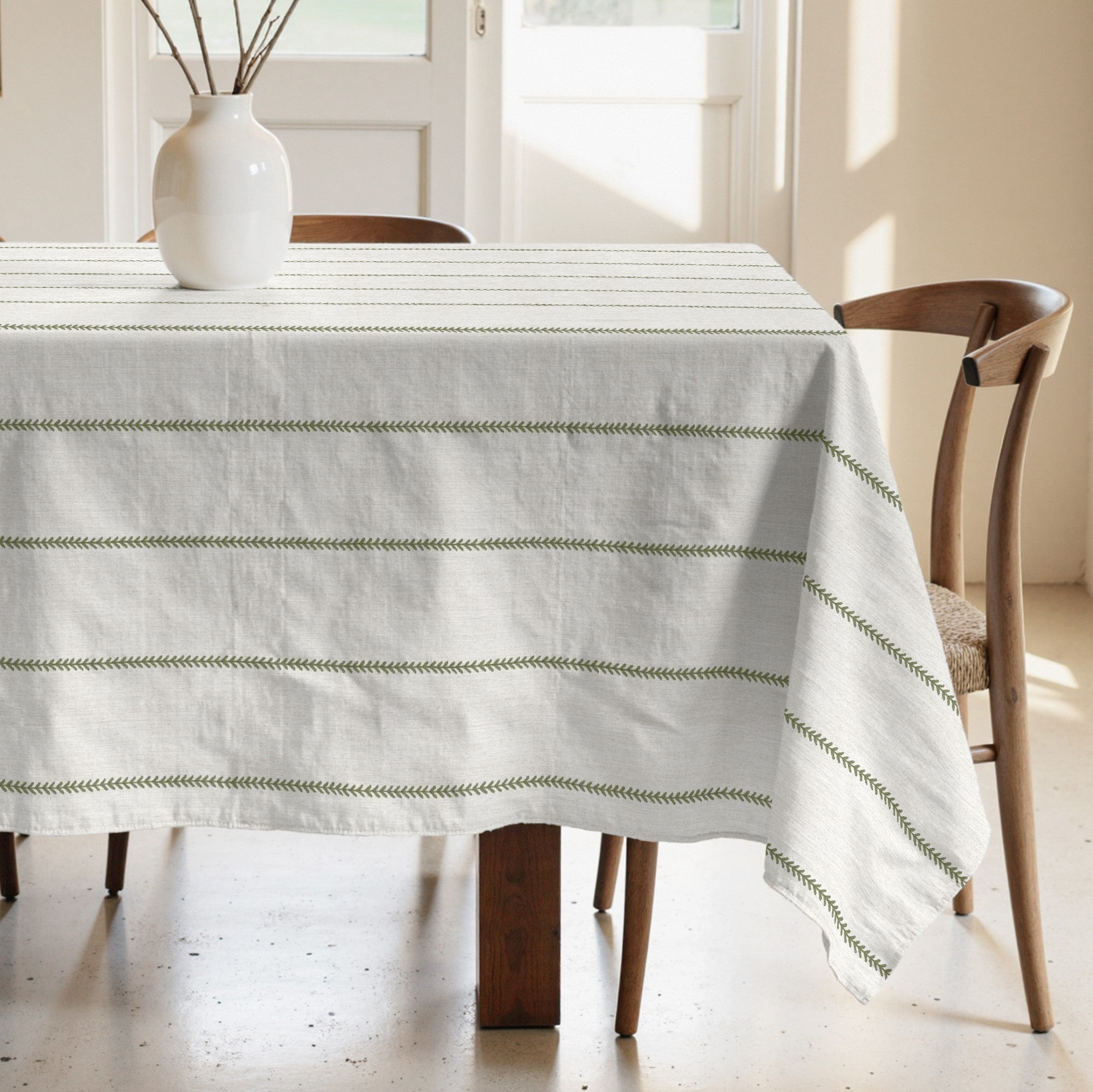 Mantel antimanchas XL Ian Green 180x180 cm | Leroy Merlin