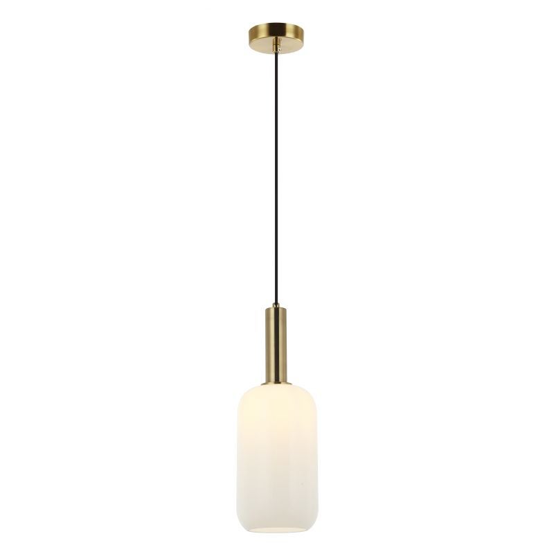 Suspension Luminaire D150 Pour Ampoule LED E27 Doré Mat ZAMBELIS ...
