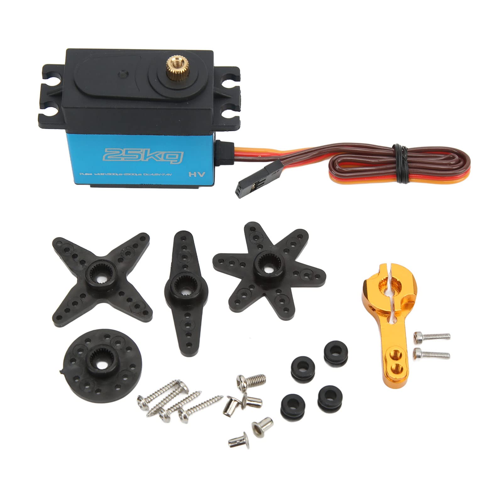 Servo numérique à haute torsion, moteur sans noyau, engrenage ...