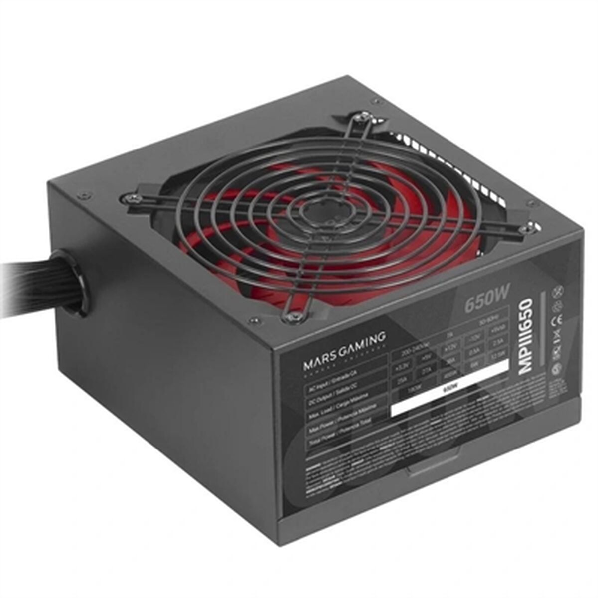 Fonte di Alimentazione Mars Gaming MPIII 650 W 6 W CE - RoHS | Leroy Merlin