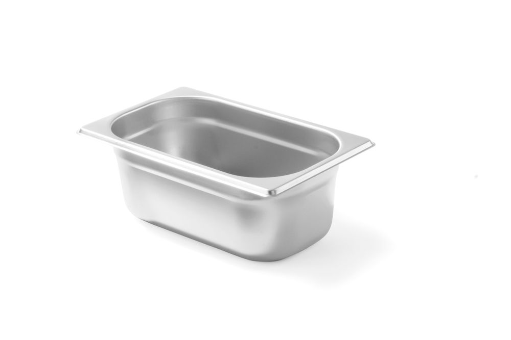 Bac GN 1/4 Budget Line - Hendi - Gris - l16.2- L26.5- P10- h10- Inox ...