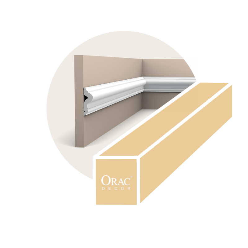 PX175 Cimaise murale Orac Decor - 5x1,7x200cm (h x p x L) - moulure ...