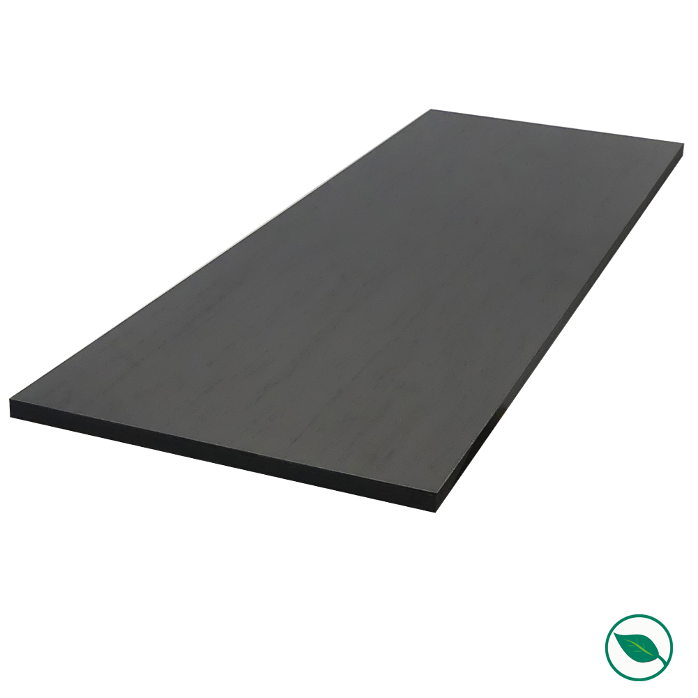 Tablette mélaminé Elegant Black 2500 x 500 x 18 mm - PEFC 70% | Leroy ...