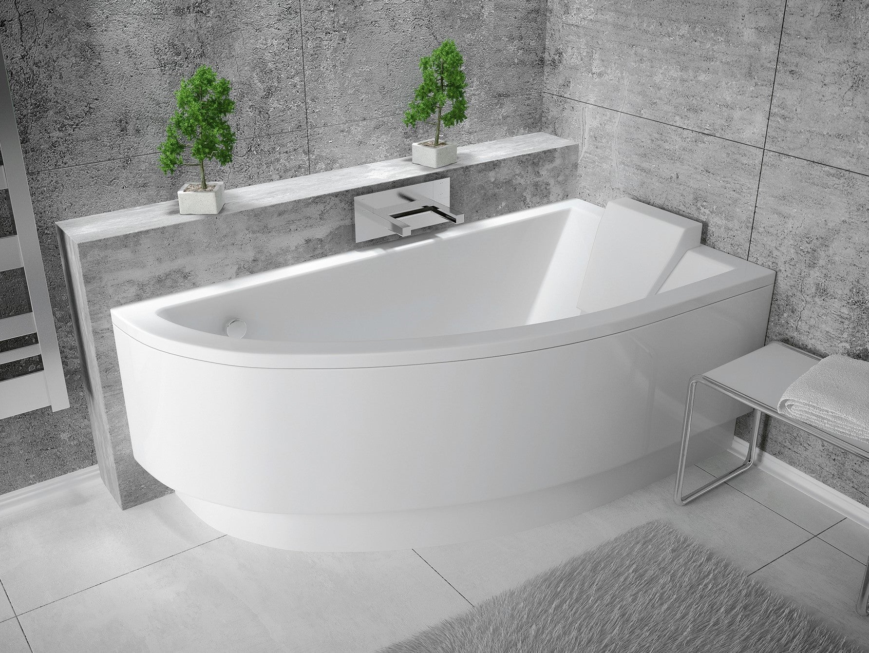 Baignoire D Angle Asymetrique