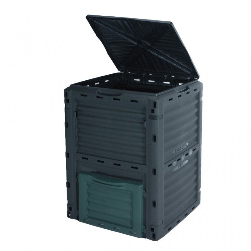 Composteur De 300 Litres Avec 2 Ouvertures Pour Un Compost Naturel ...