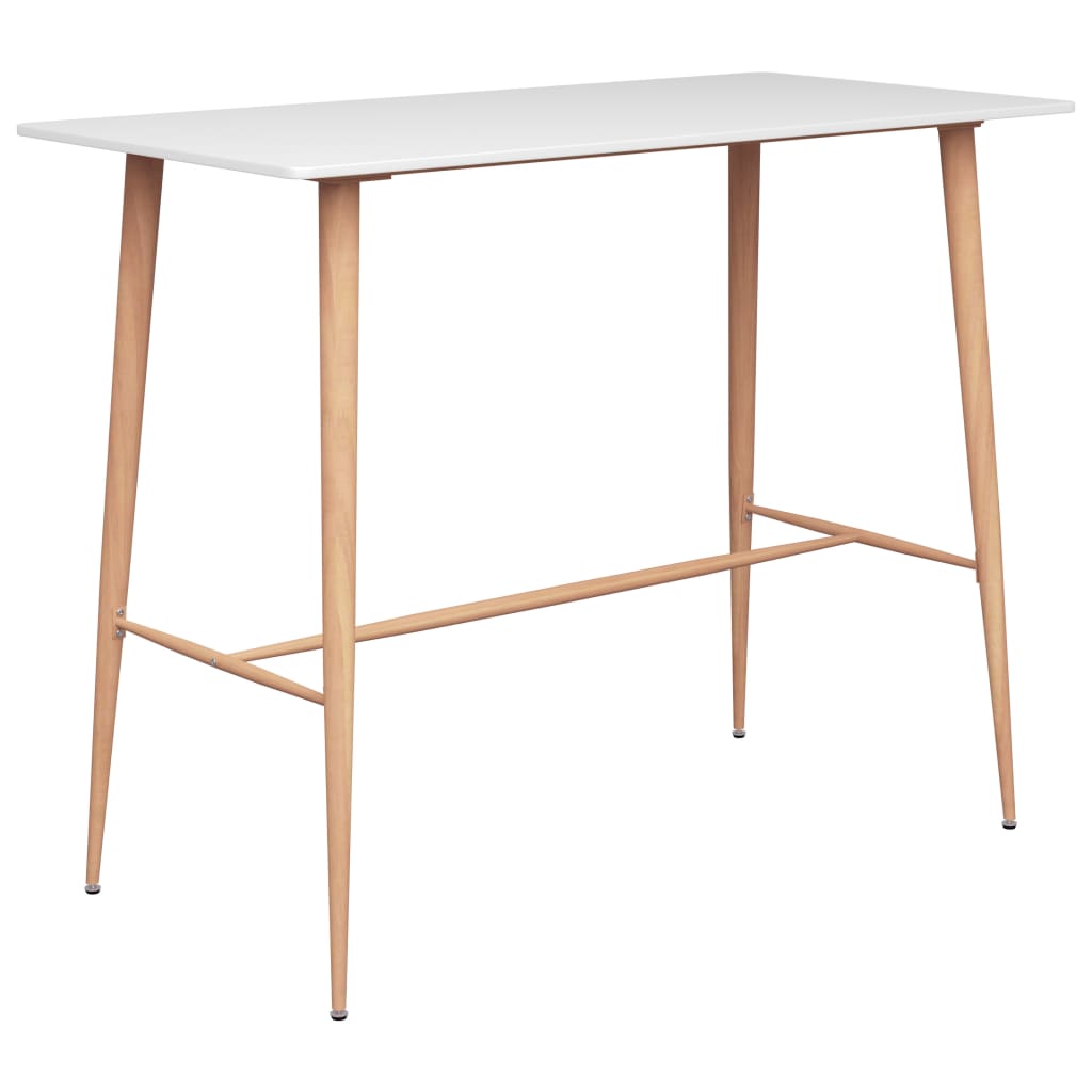 Maison Exclusive - Table de bar Blanc 120x60x105 cm | Leroy Merlin