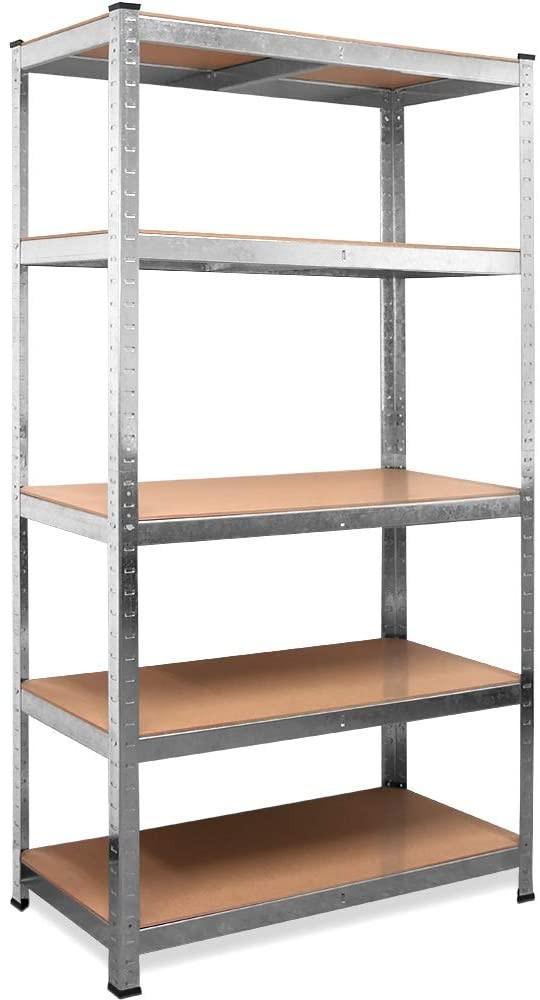 Scaffale Modulare 5 Ripiani in MDF 90x40x180 cm Portata 875 Kg in ...