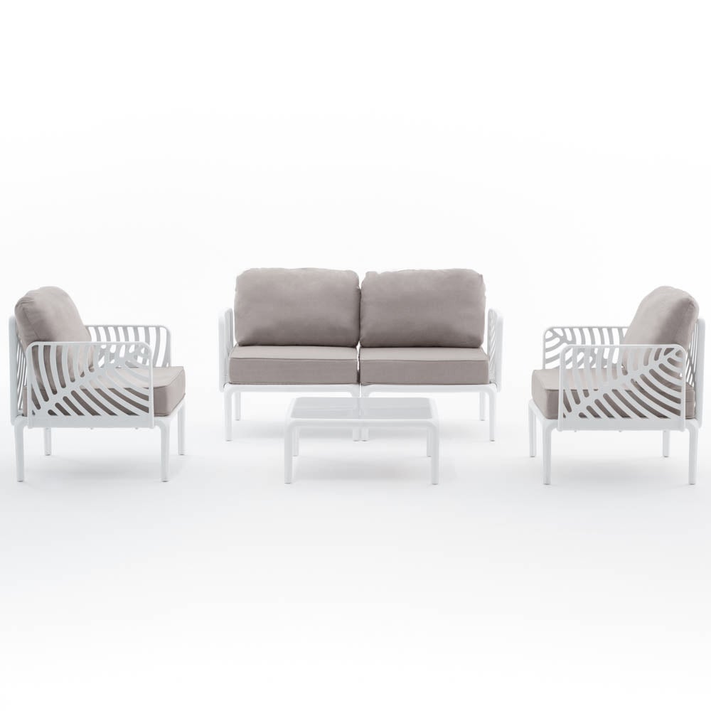 Ensemble deluxe Kenzia pour extérieur/jardin avec structure en résine ...