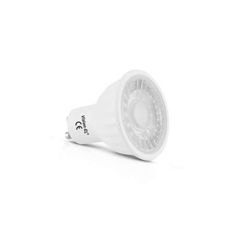 Ampoule LED GU10 Dimmable 5W 440lm 75° IP40 Ø57mmx50mm - Blanc Chaud 3000K | Leroy Merlin