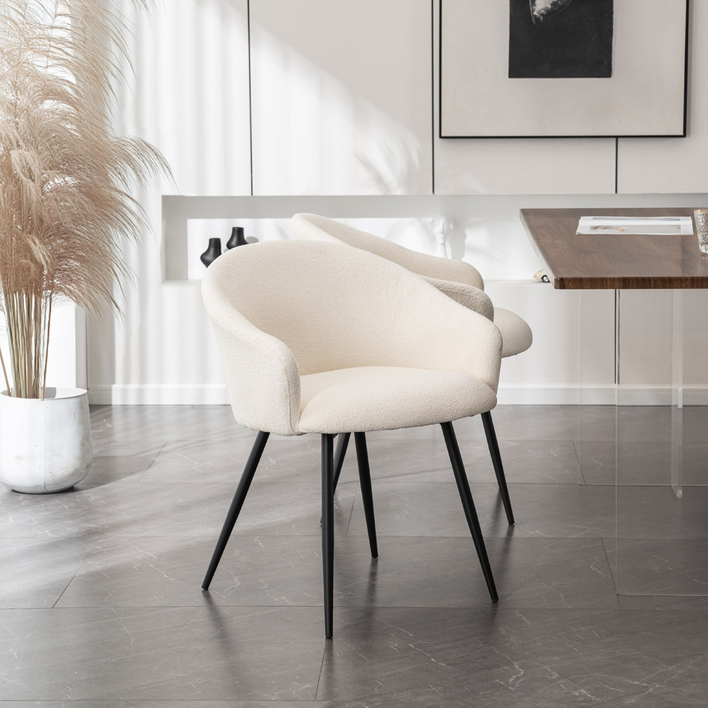 Home Deluxe - Chaise rembourrée CELESTE - 3 pièces, couleur : velours ...