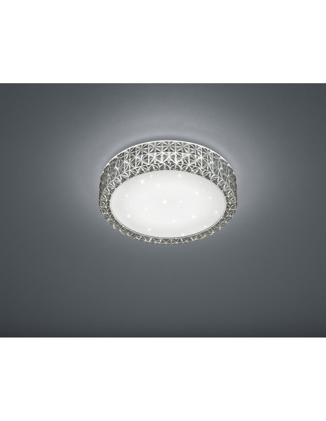 Pegasus Fumè Plafón Led Efecto Estrella Ø28 cm Trio Lighting | Leroy Merlin