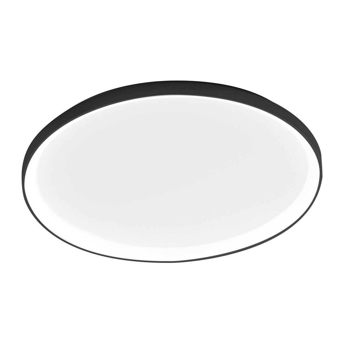 Krizia - Plafón LED regulable 80W - 5800lm, luz cálida 3000K, difusor ...