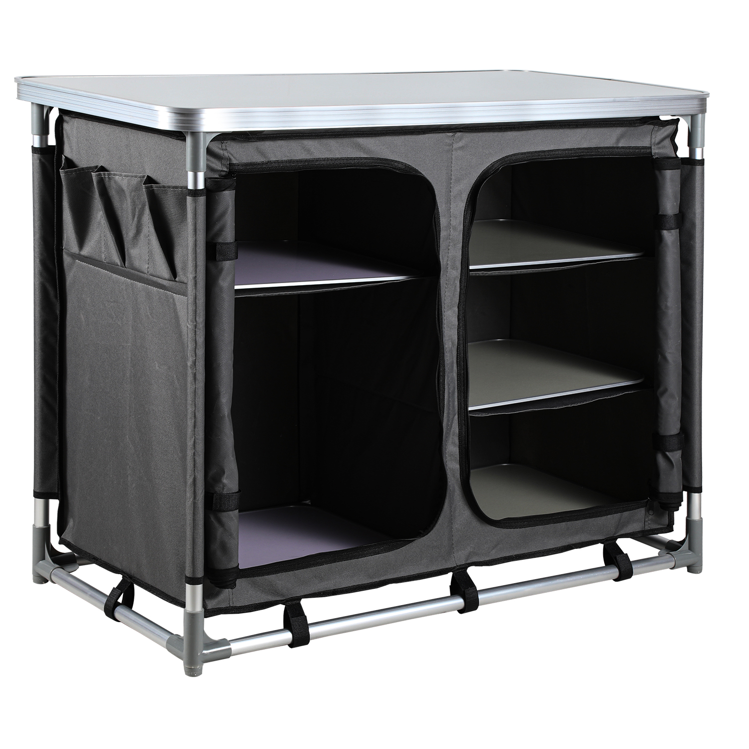 Cocina de Camping 97x78x50cm, Armario de Camping con Marco de Aluminio ...