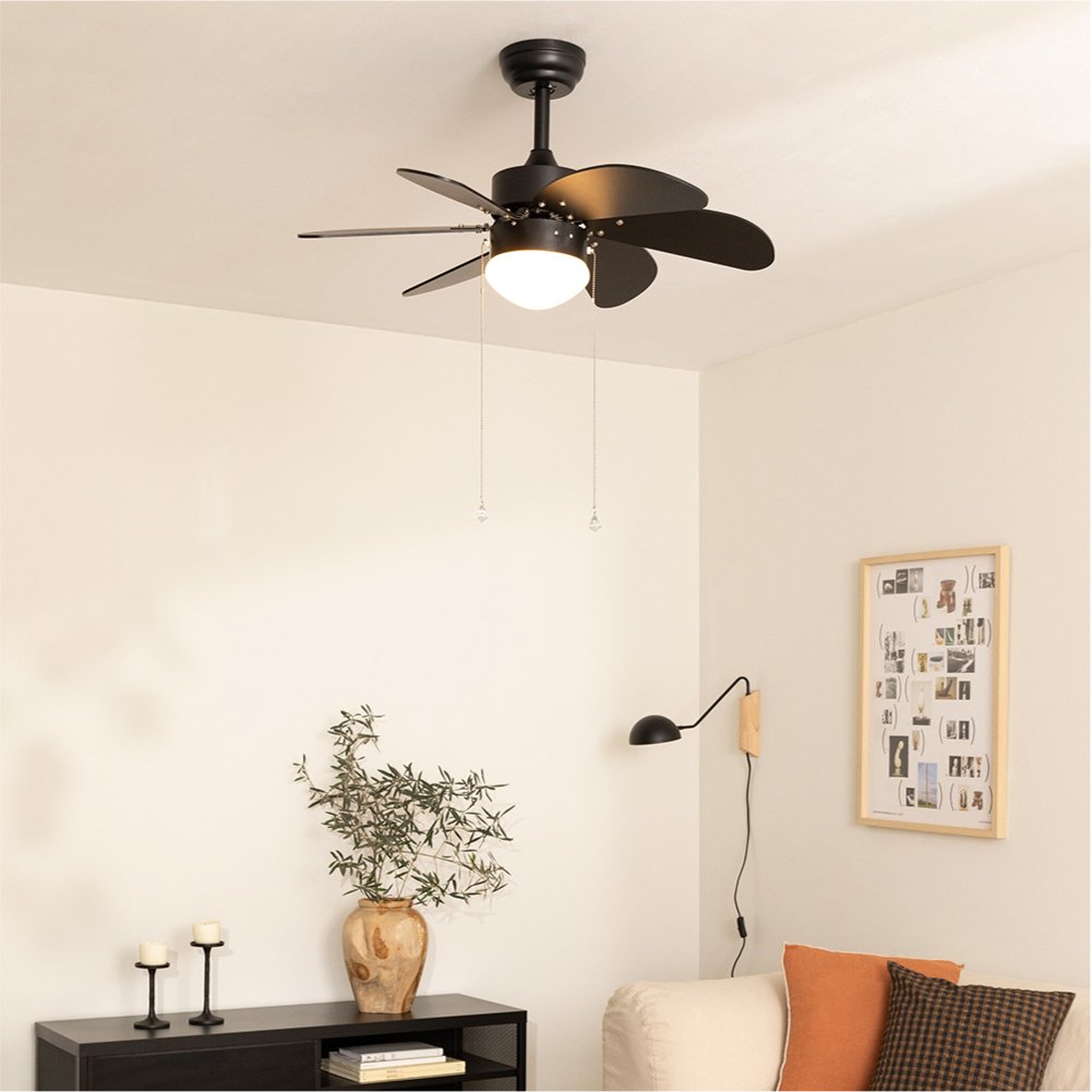 WINDLIGHT EASY - Ventilador de Techo 53W Silencioso Ø86 cm con luz sin ...