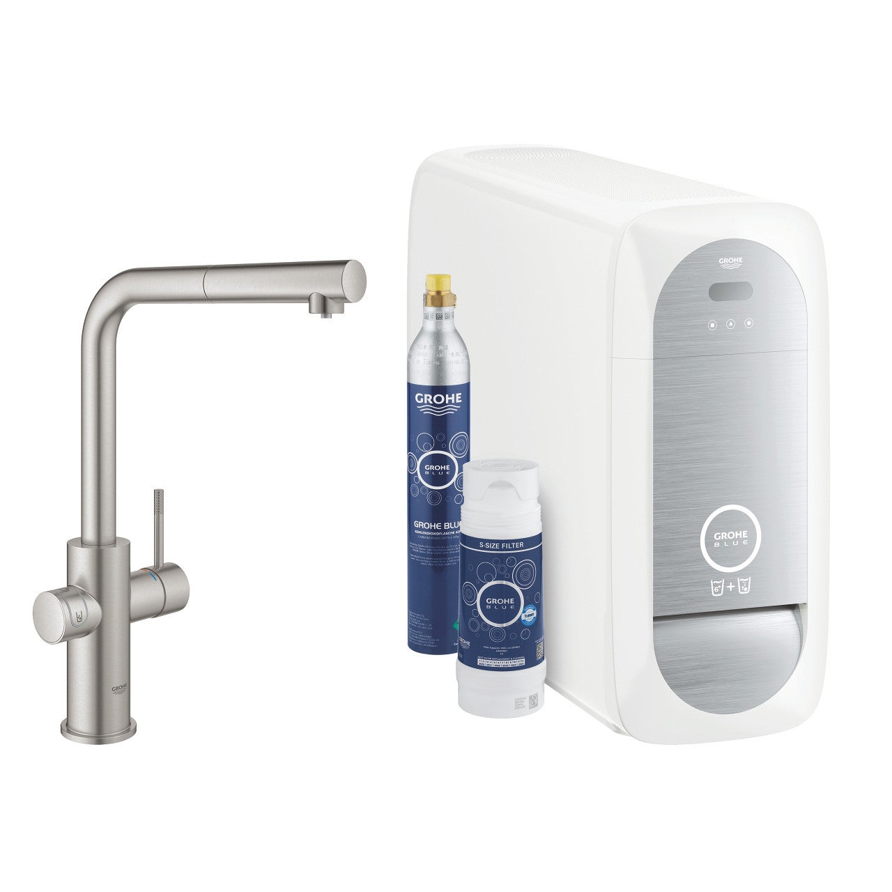GROHE Blue Home Acier inoxydable | Leroy Merlin