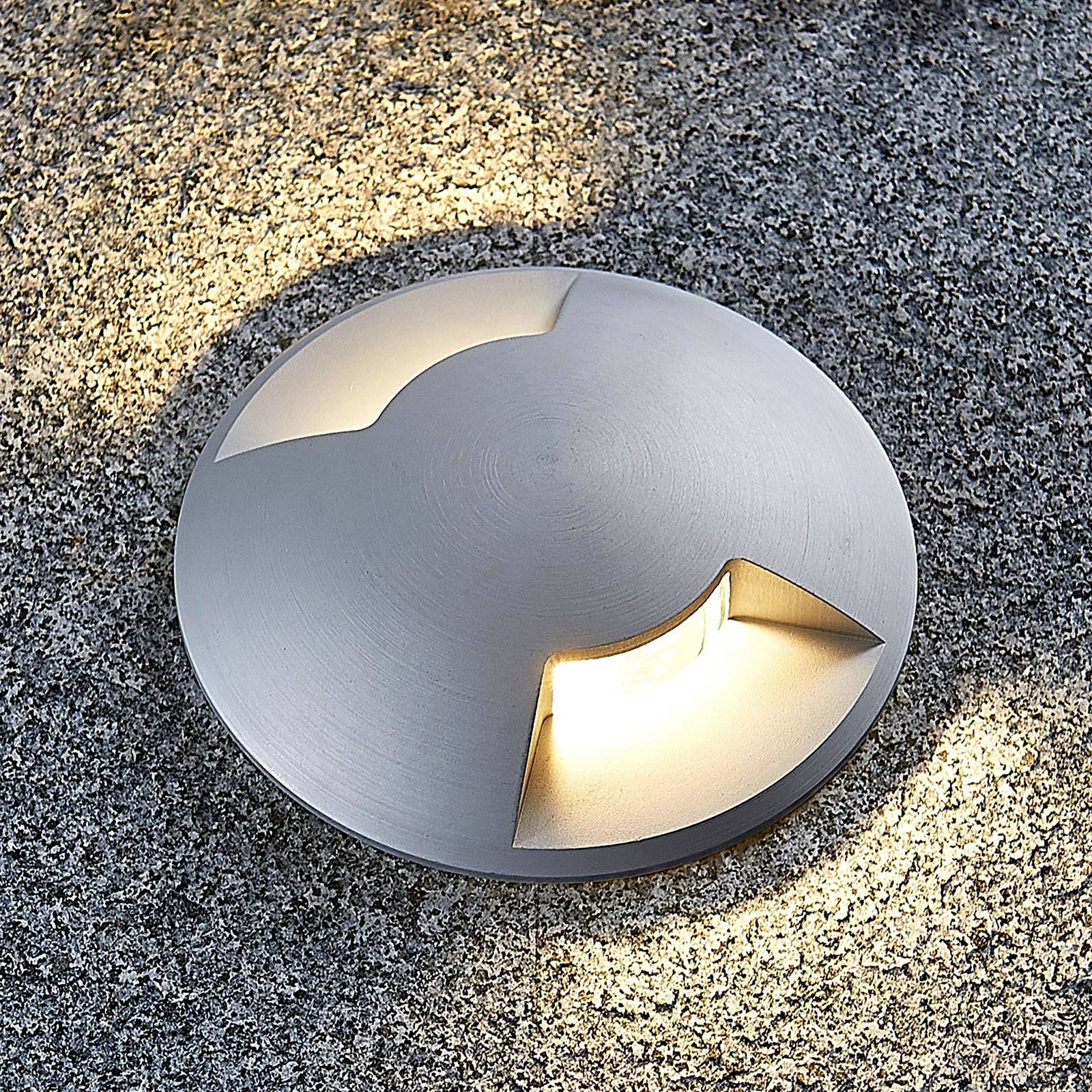 Lucande L mpara De Suelo Empotrable Milara 9 Cm 2 Luces Metal