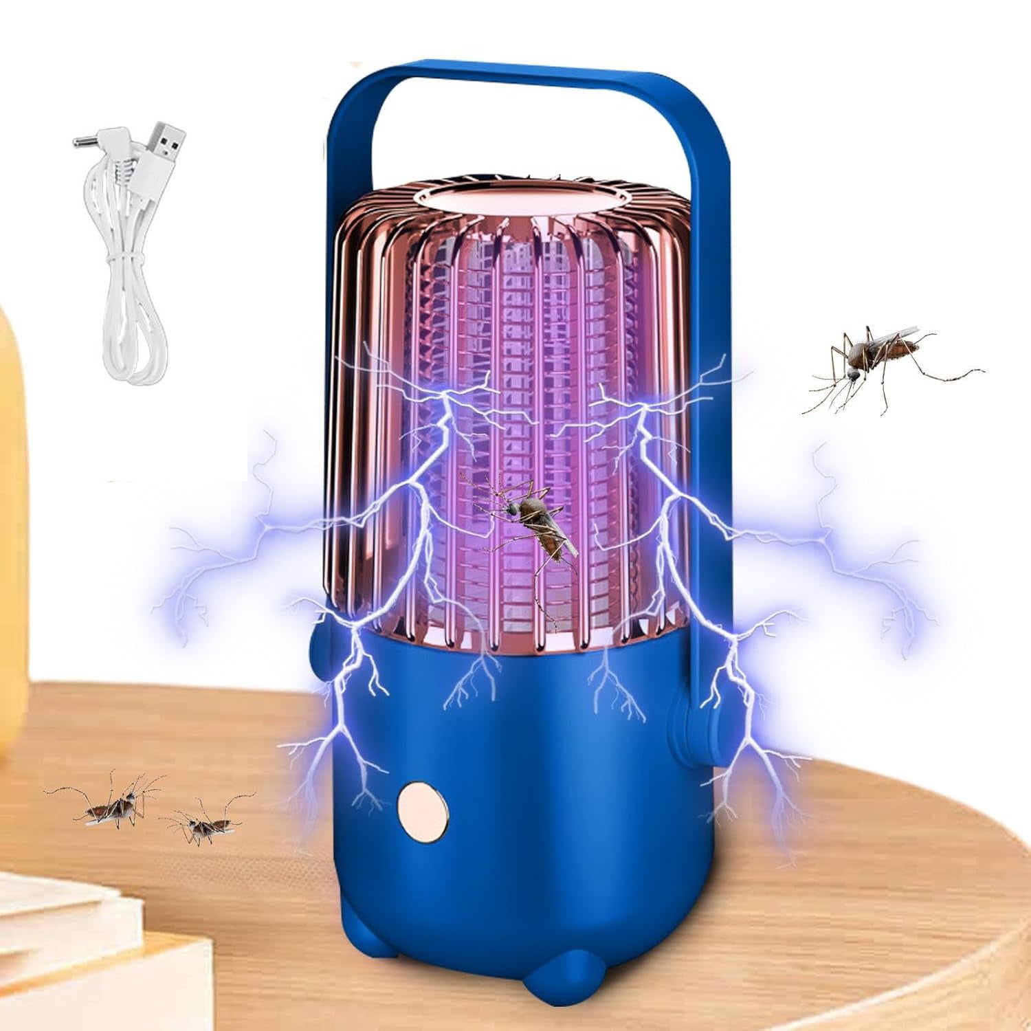 Lámpara matamosquitos 2 en 1 para interior, trampa matamosquitos ...