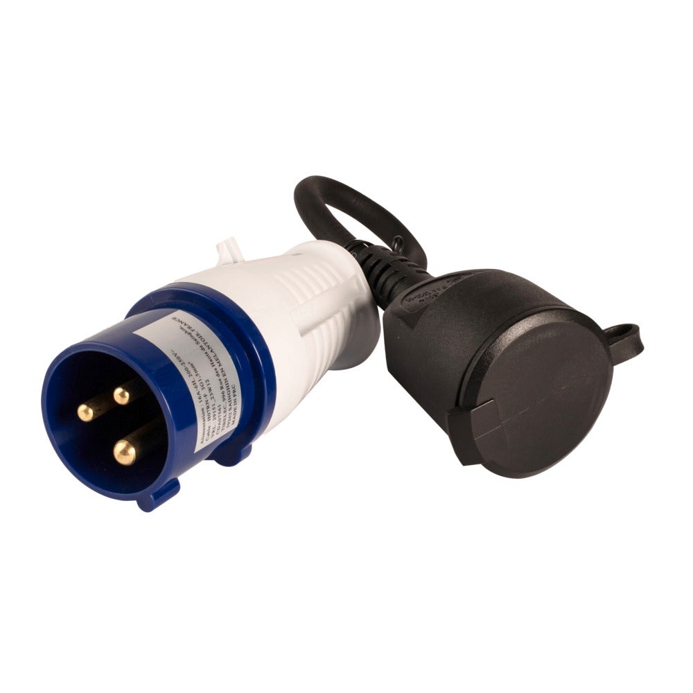 Adaptateur de camping, prise mâle CEE17, prise française femelle, IP44 ...