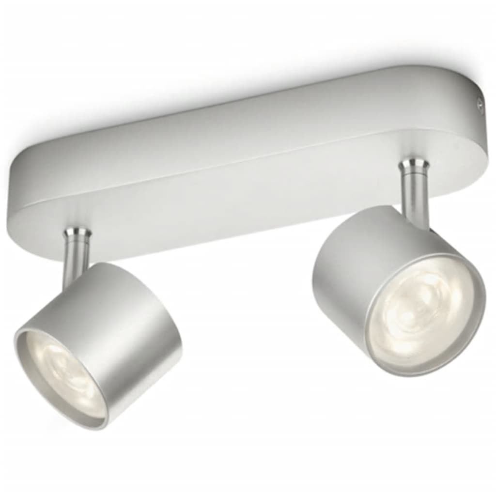 - Spots chambre Star LED L20 cm - Gris Philips | Leroy Merlin