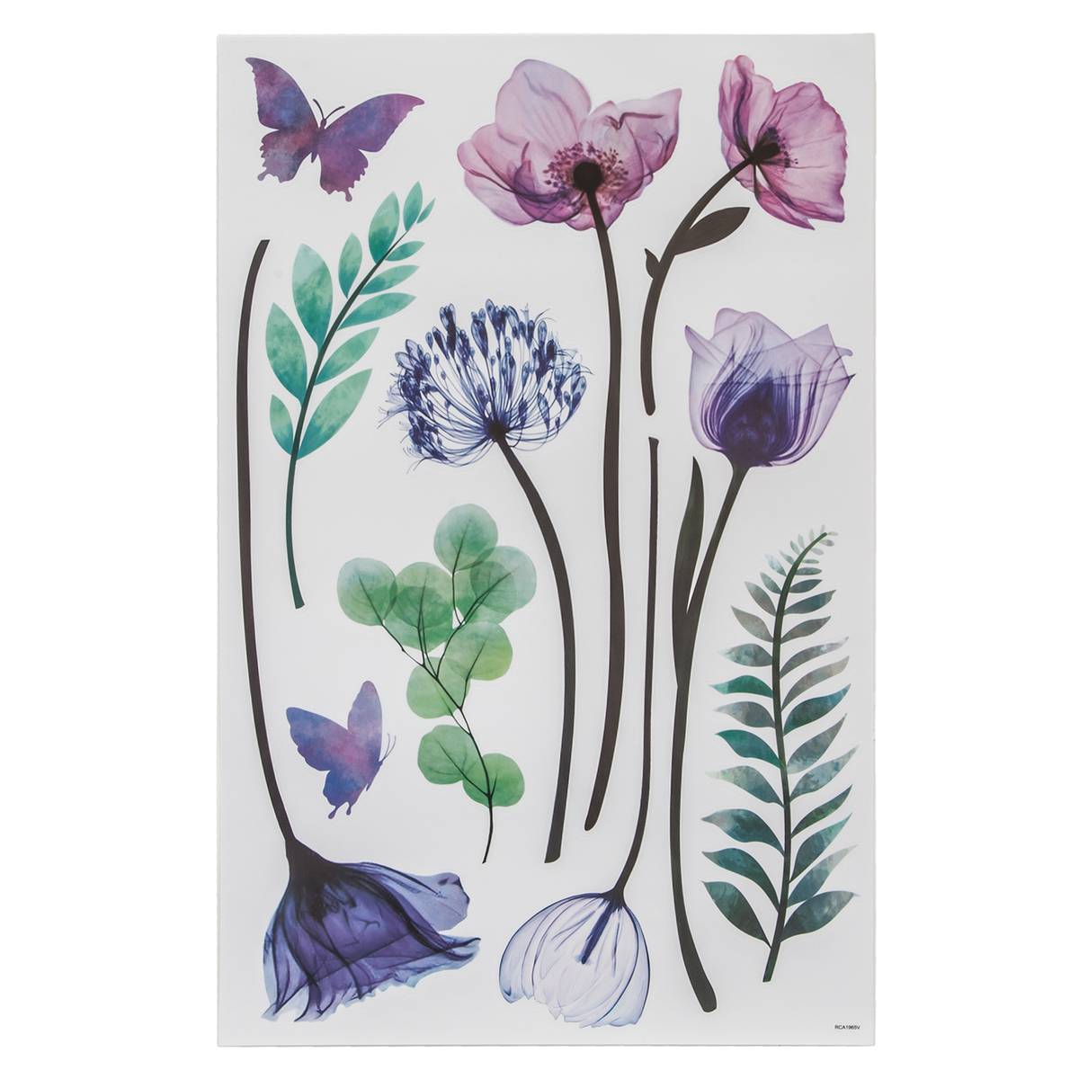 Sticker "Fleurs" - 32x50 cm - Atmosphera créateur d'intérieur | Leroy ...