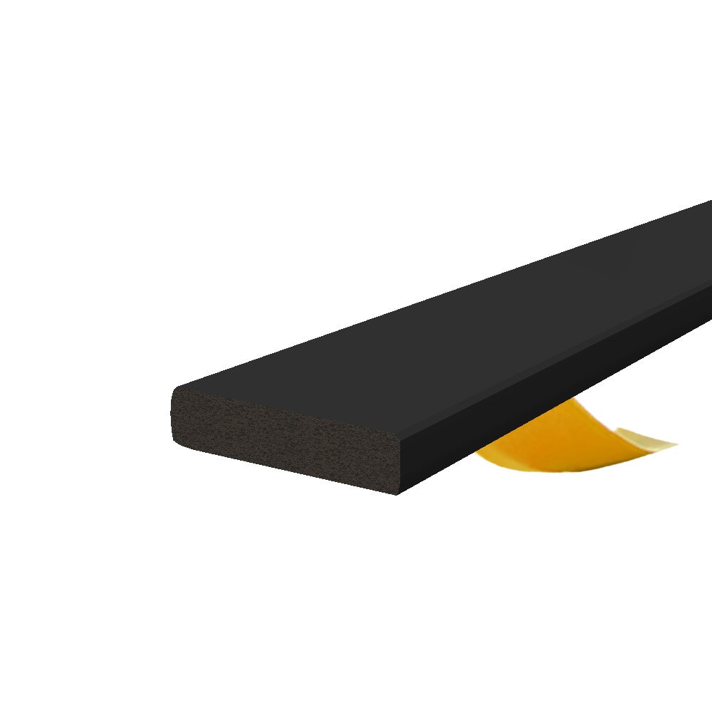 Joint autocollant EPDM I 8x2 mm noir pour fenêtres et portes 40 m ...